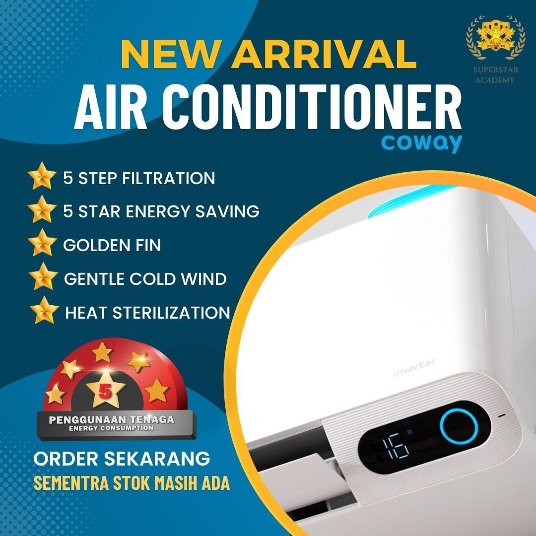 New Aircond coway with inverter saving energy, TV & Home Appliances ...