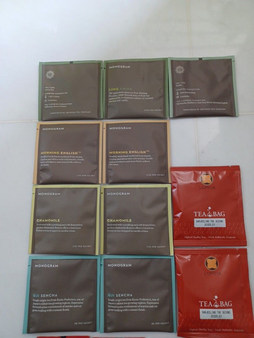 NEW!! Mixed Tea Sachets Gryphon/Lupicia/Pukka, Food & Drinks, Beverages ...