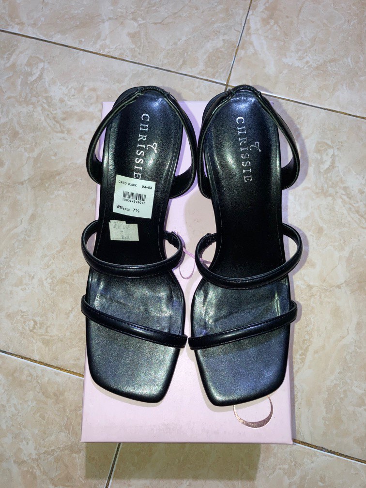 SEPATU PAYLESS NEW Payless Shoes CHRISSIE CRI CAIRO SLING HEELS (W ...