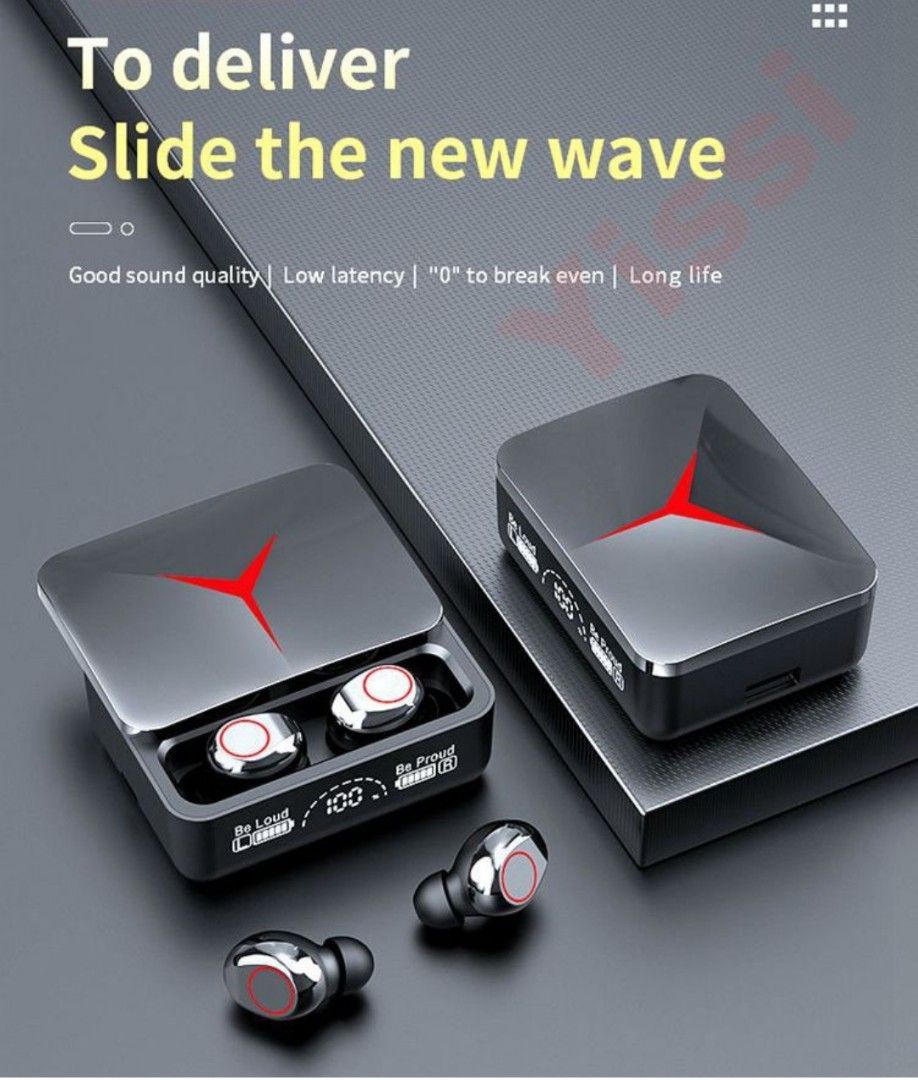 M90 pro New Popular LED Display tws Gaming Headset auditions Bluetooth ...