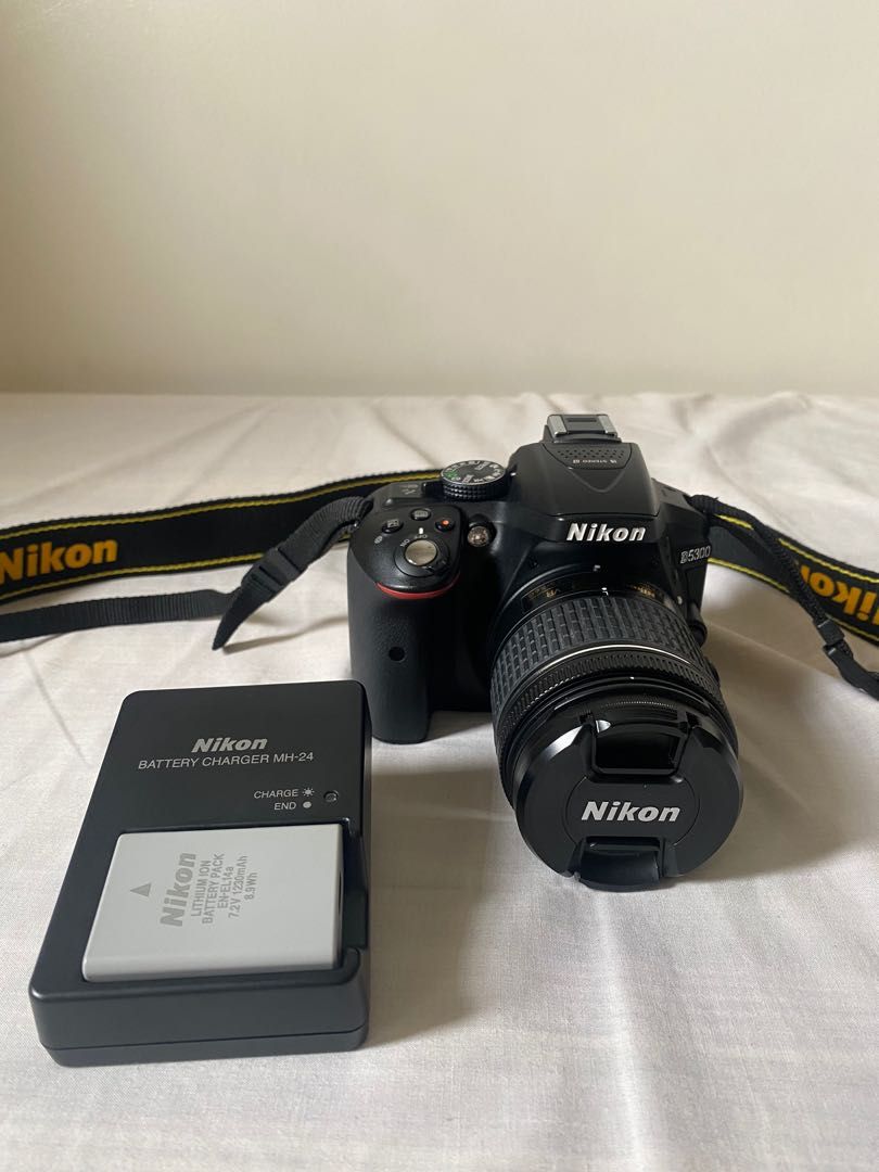 Nikon D5300 Kit 18-55mm, Photography, Cameras on Carousell