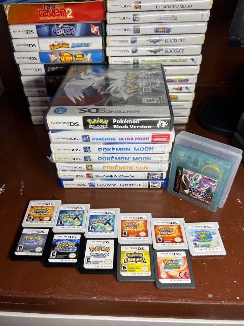 Nintendo DS, 2DS, 3DS & GBC Pokemon Games List on Carousell