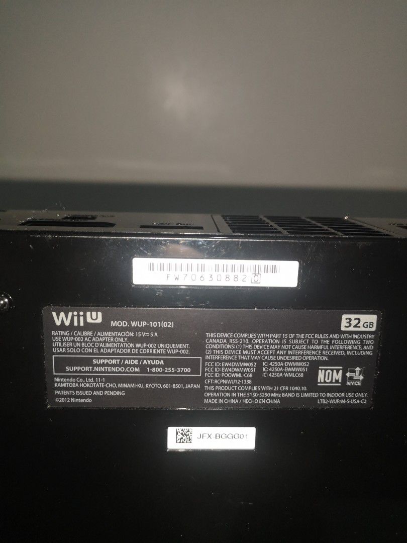 Nintendo wii U model WUP 101 _used, Hobbies & Toys, Toys & Games on ...