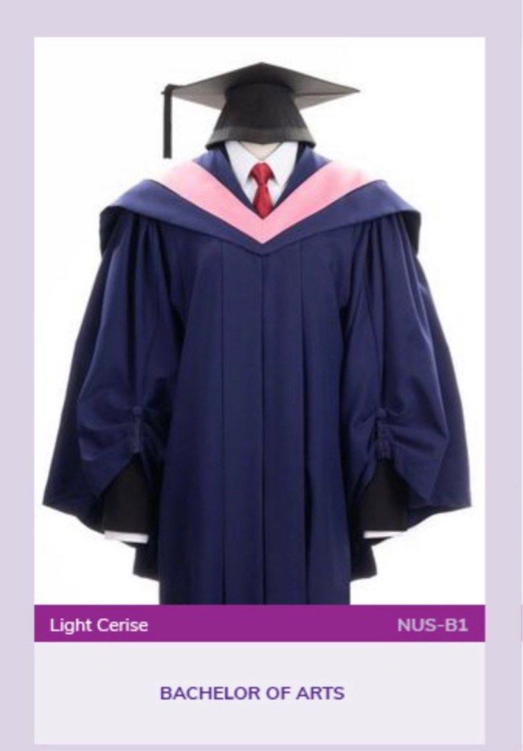 NUS Graduation Gown (Bachelor of Arts), Men's Fashion, Coats, Jackets ...