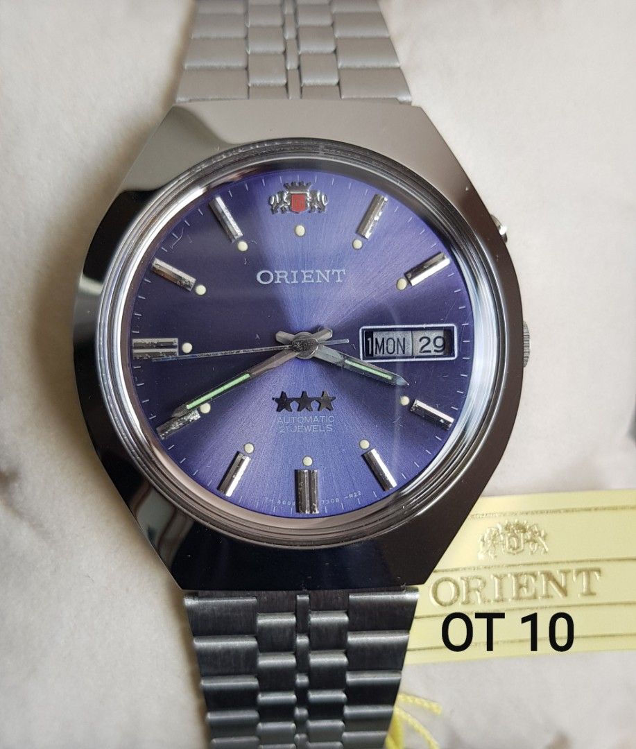 ORIENT Vantage Japan Automatic Day-Date watch, Luxury, Watches on Carousell