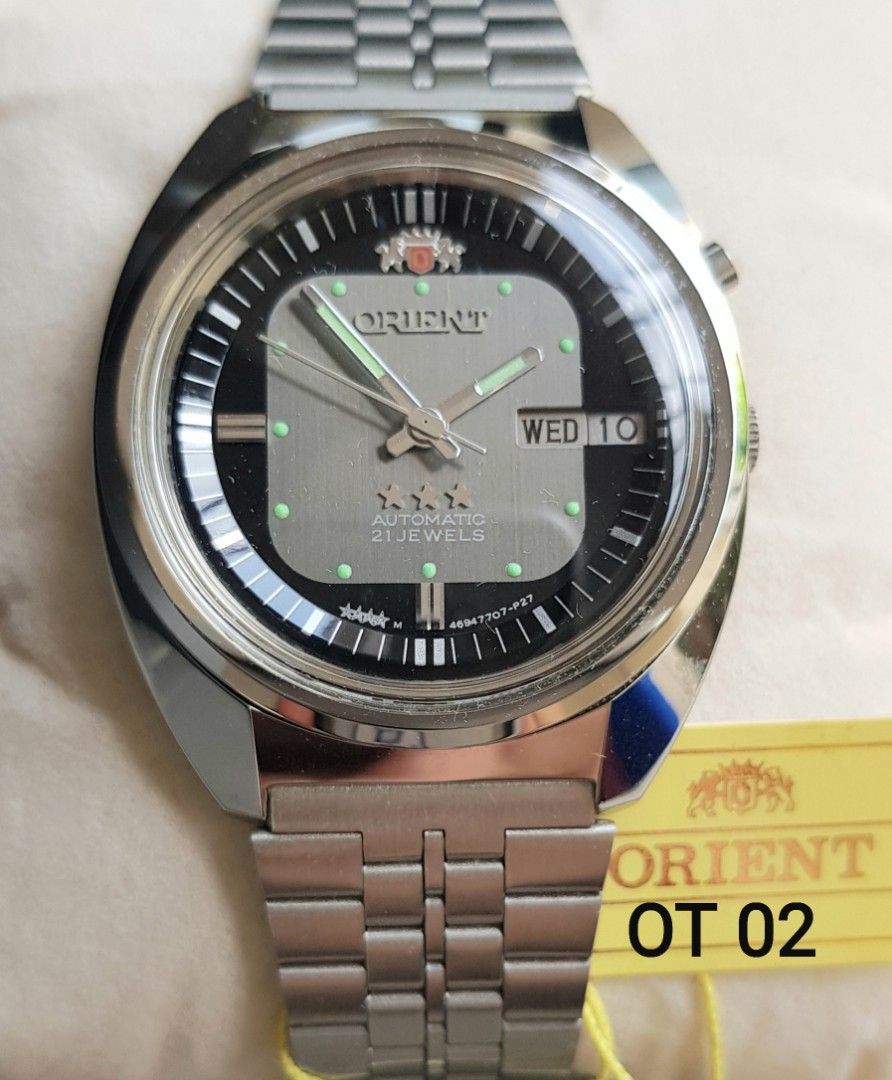 ORIENT Vantage Japan Automatic Day-Date watch, Luxury, Watches on Carousell
