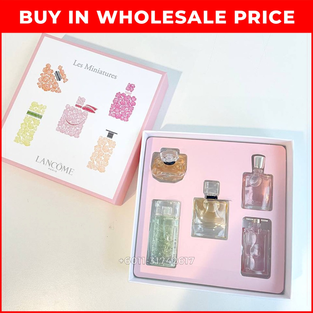 [ORIGINAL] LANCOME LES MINIATURES 5IN1 PERFUME SET FOR WOMEN, Beauty ...