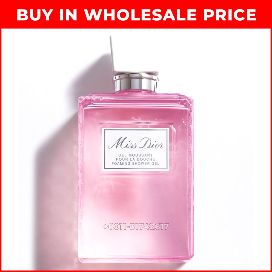 [ORIGINAL] MISS DIOR 200ML FOAMING SHOWER GEL, Beauty & Personal Care ...