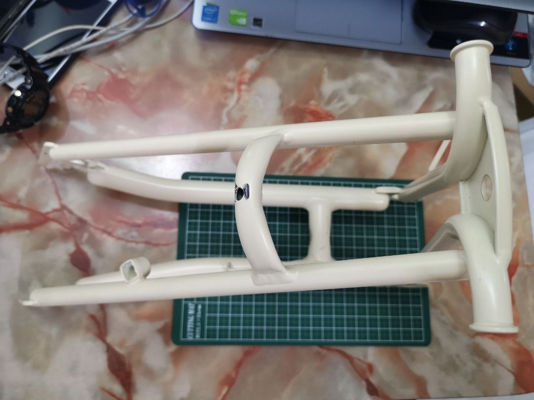 Original rear triangle frame taken off from 2017 Invory Brompton ...