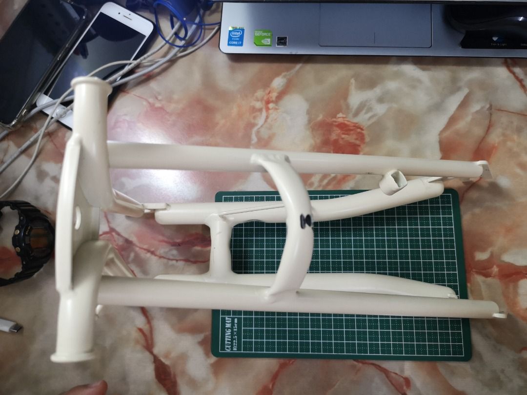 Original rear triangle frame taken off from 2017 Invory Brompton ...