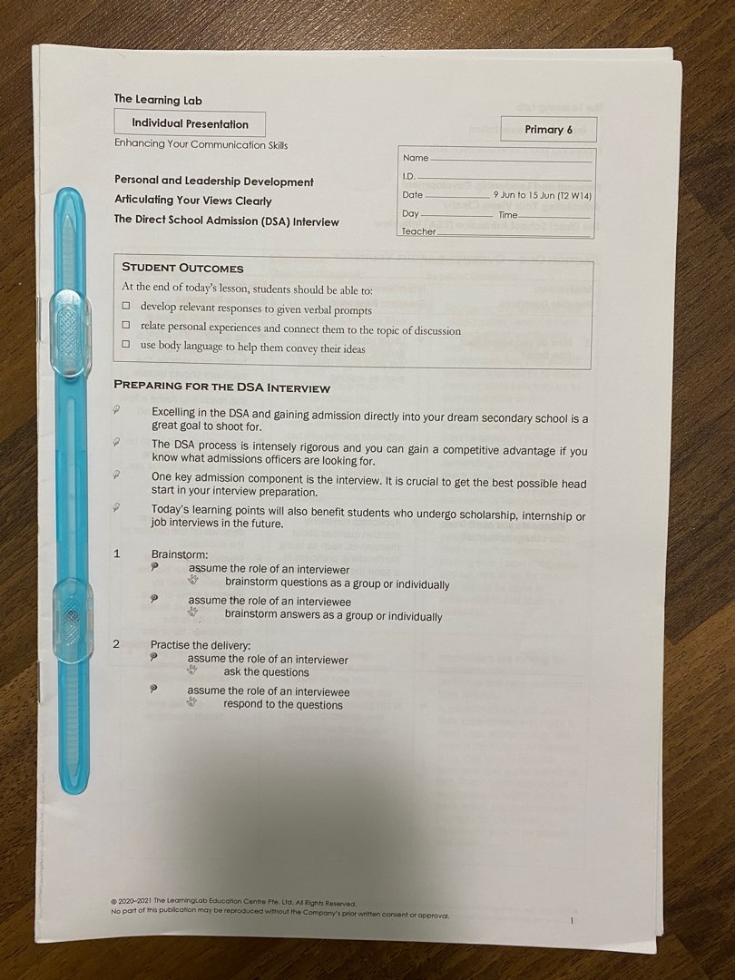 P6 DSA preparation notes, Hobbies & Toys, Books & Magazines, Assessment ...