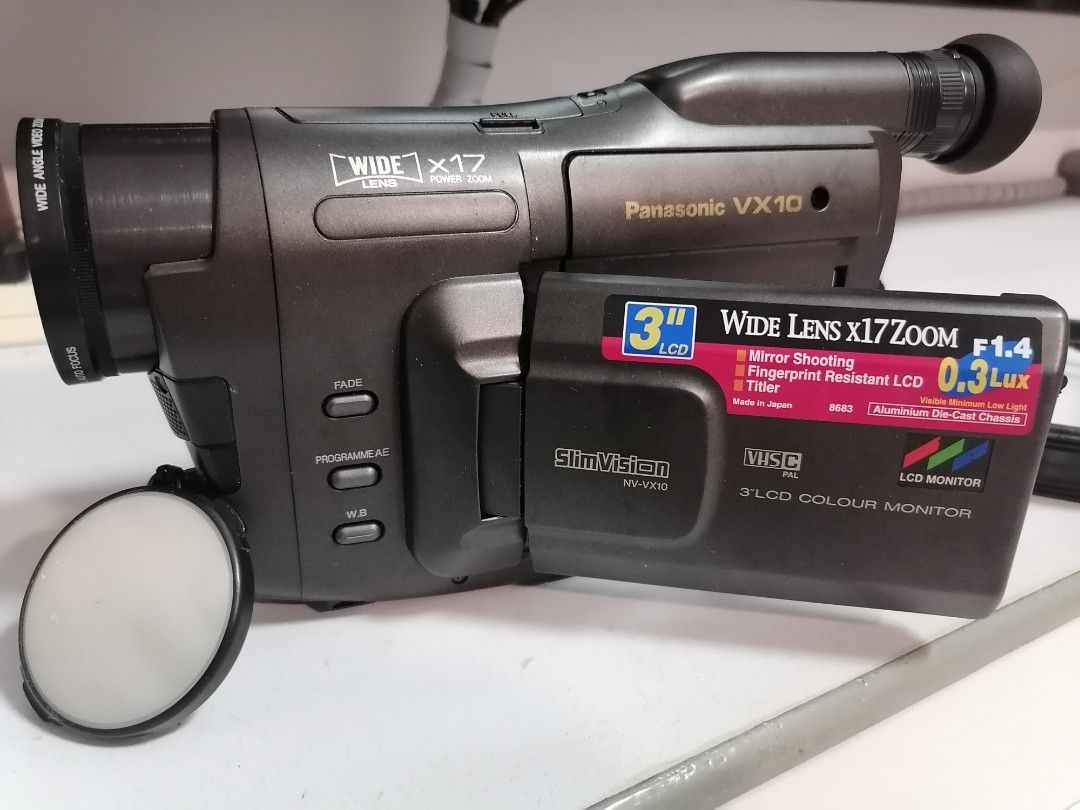 Panasonic vx-10 VHS-C video camera, Photography, Video Cameras on Carousell