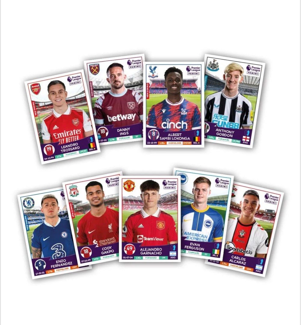 Panini Premier League Official Sticker Collection 2023 - Update Set ...