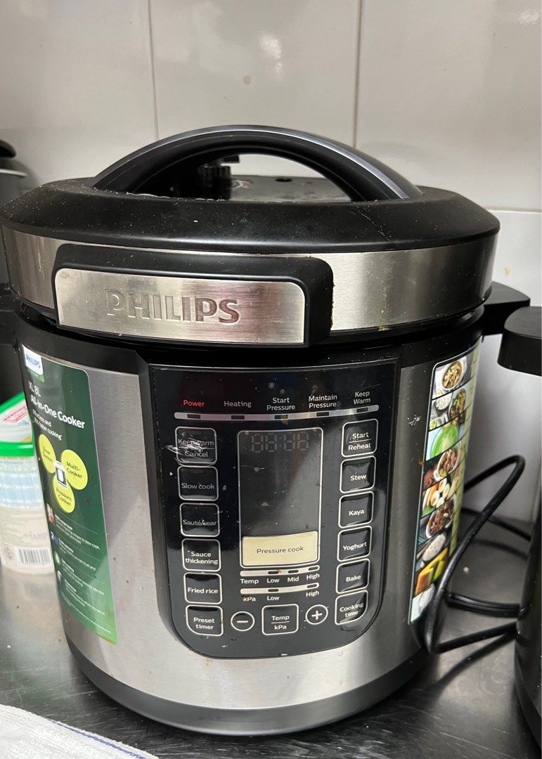 Philips 8L Electric Pressure Cooker HD2238, TV & Home Appliances ...