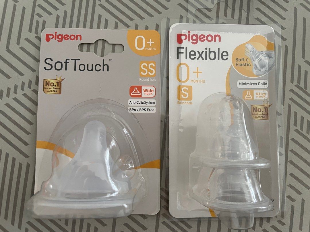 Pigeon nipple for SofTouch/Flexible nursing bottle, Babies & Kids ...