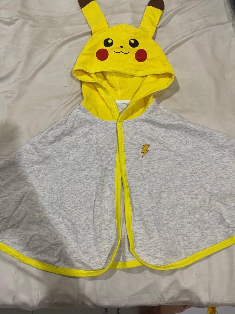 Pikachu Pokémon cape, Babies & Kids, Babies & Kids Fashion on Carousell