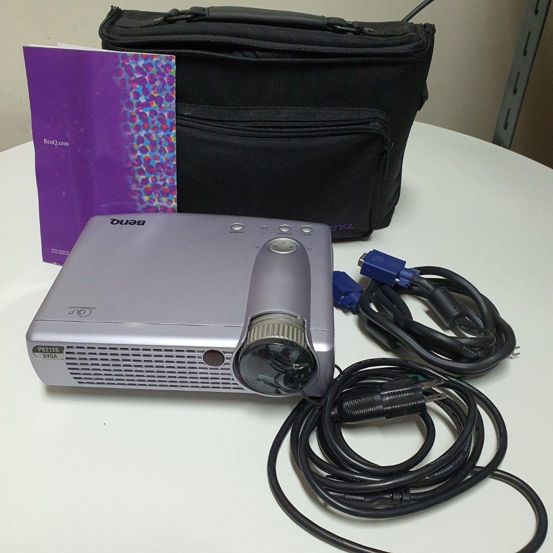 Projector - complete set with cables and bag, Computers & Tech, Office ...