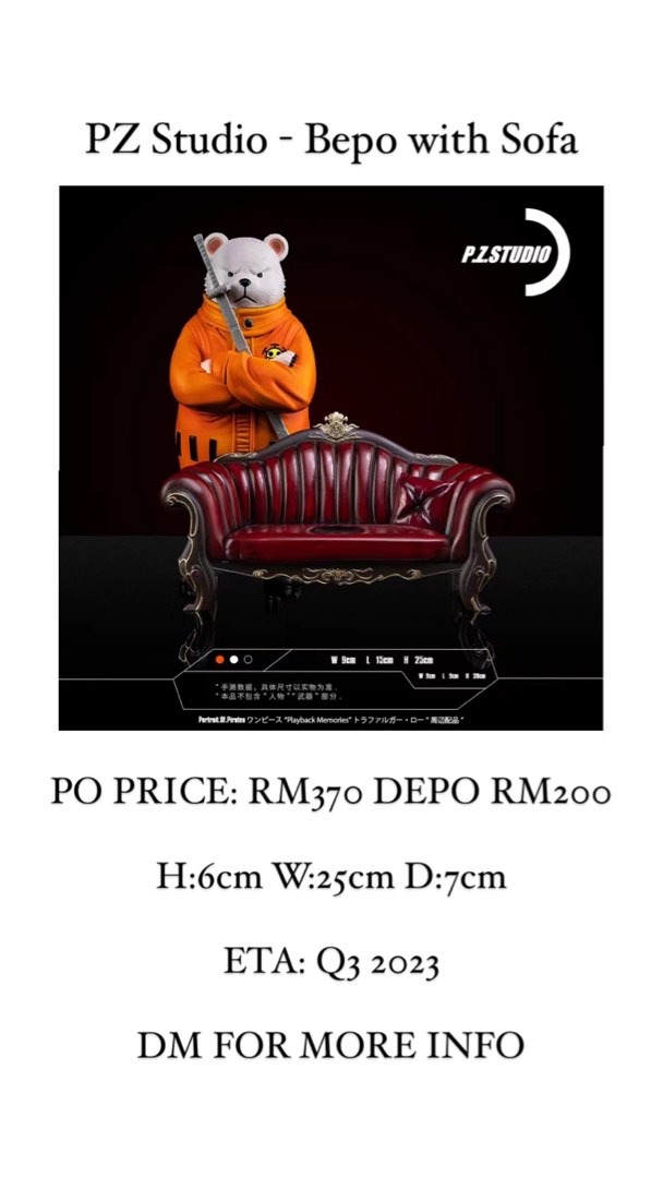PZ Studio - Bepo with Sofa, Hobbies & Toys, Toys & Games on Carousell