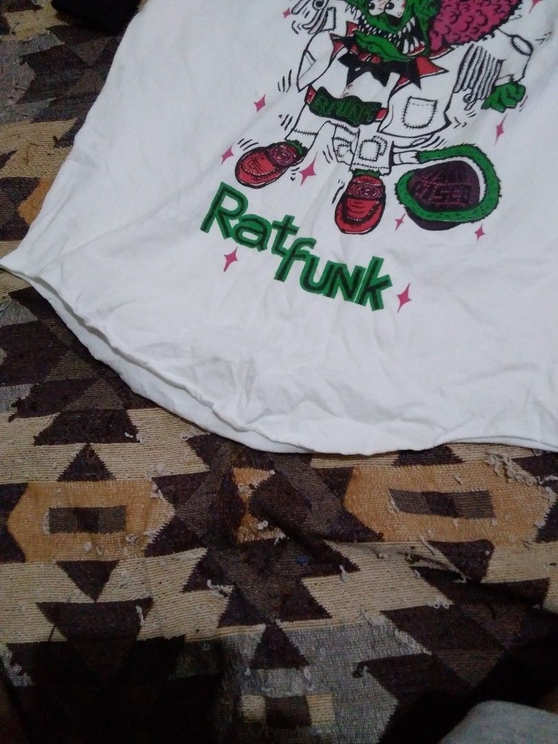 Rat funk aka rat fink 3 quarter tee, Men's Fashion, Tops & Sets ...