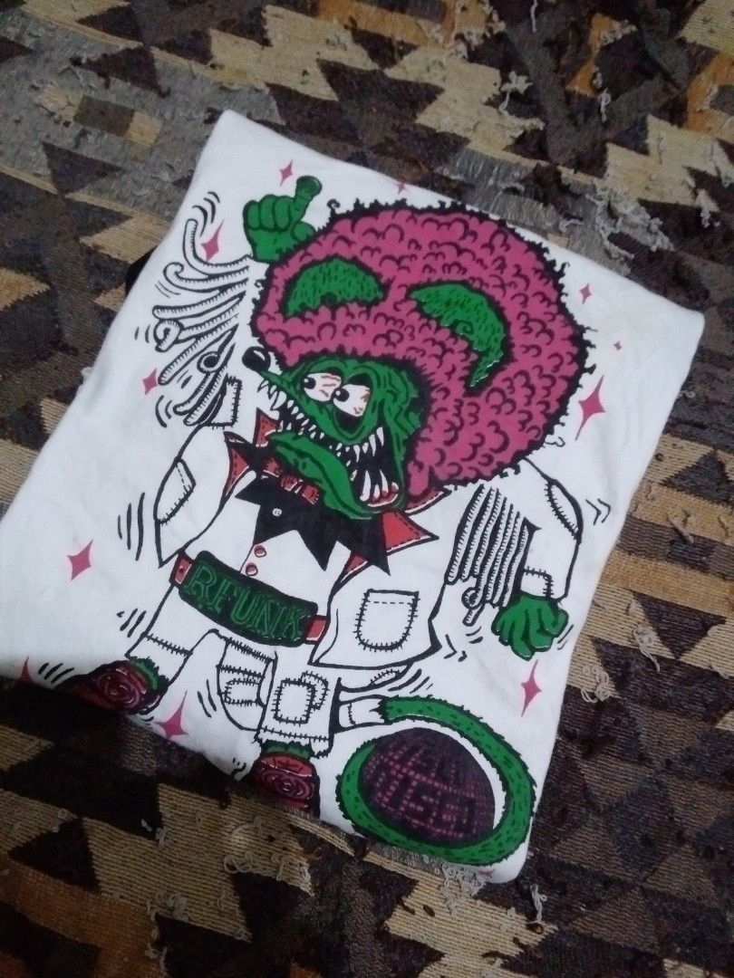 Rat funk aka rat fink 3 quarter tee, Men's Fashion, Tops & Sets ...