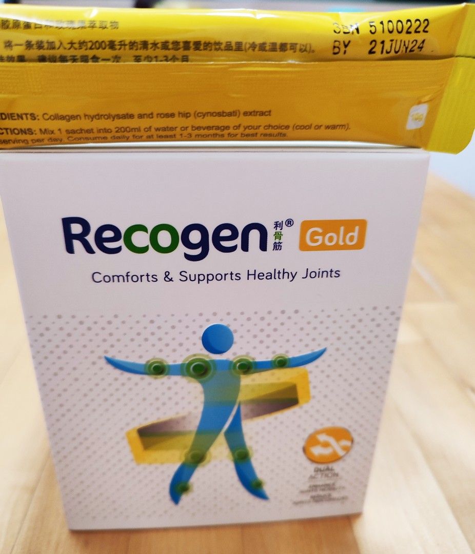 Recogen Gold, Health & Nutrition, Health Supplements, Vitamins ...