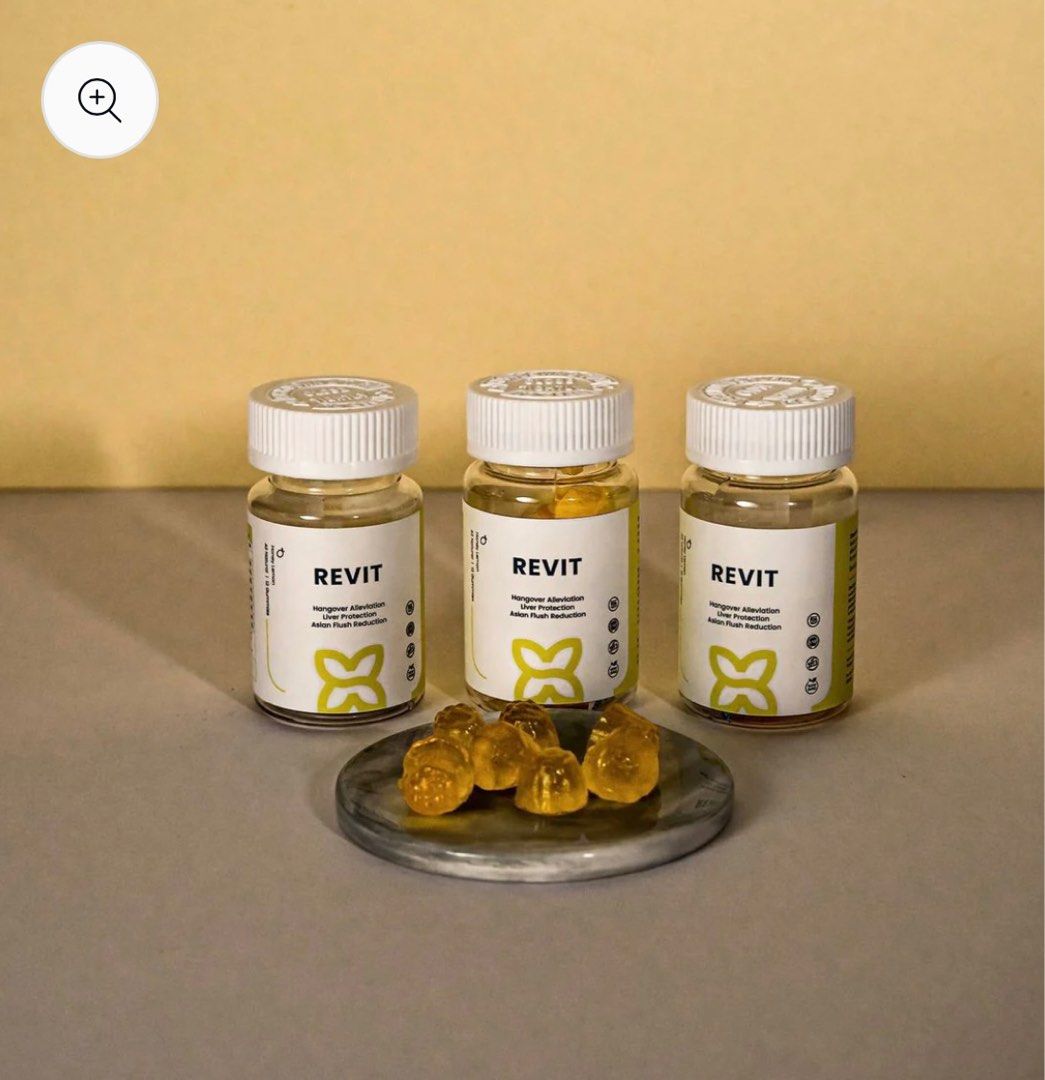 Revit Anti-Hangover Gummies, Health & Nutrition, Health Supplements ...
