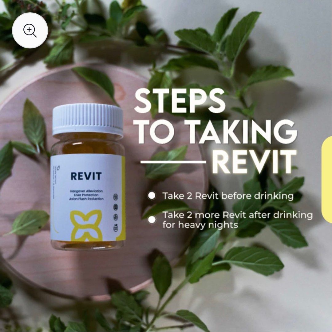 Revit Anti-Hangover Gummies, Health & Nutrition, Health Supplements ...