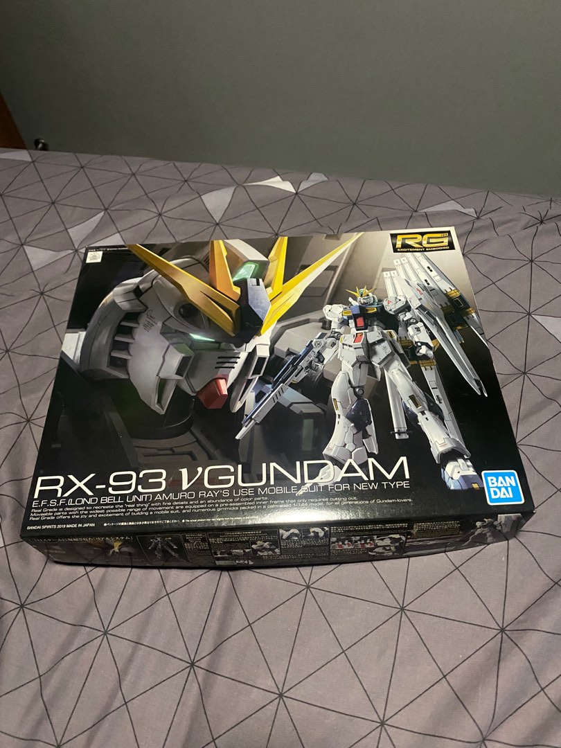 RG rx-93 v gundam / Nu gundam, Hobbies & Toys, Toys & Games on Carousell