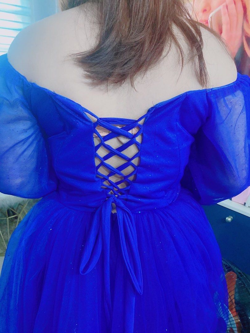 Royal Blue Ball Gown JS Prom/Debut, Women's Fashion, Dresses & Sets ...