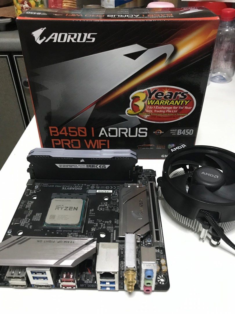 Ryzen ITX ( B450i ) + rams combo, Computers & Tech, Desktops on Carousell