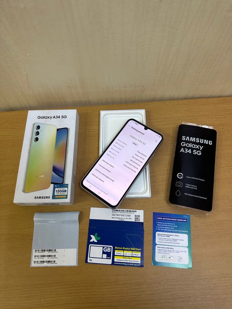 Samsung A34 5G 8/128 second ory, Telepon Seluler & Tablet, Ponsel ...