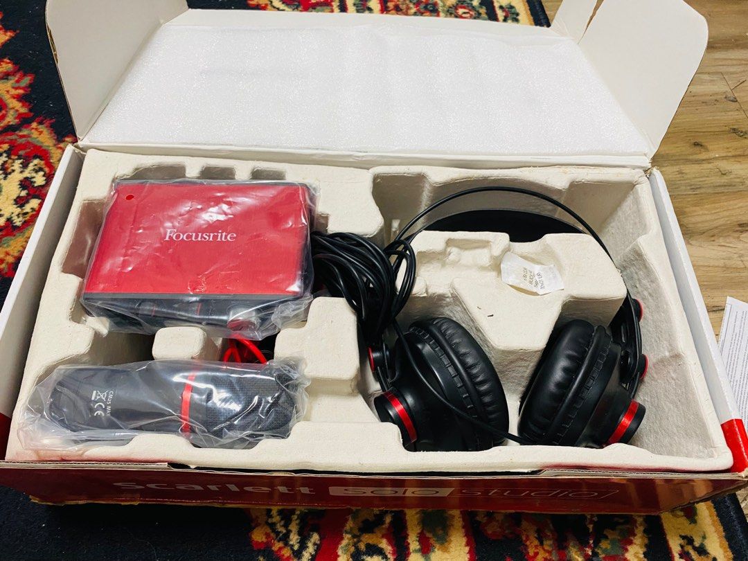Scarlet Studio Recording Set, Hobbies & Toys, Music & Media, Music ...