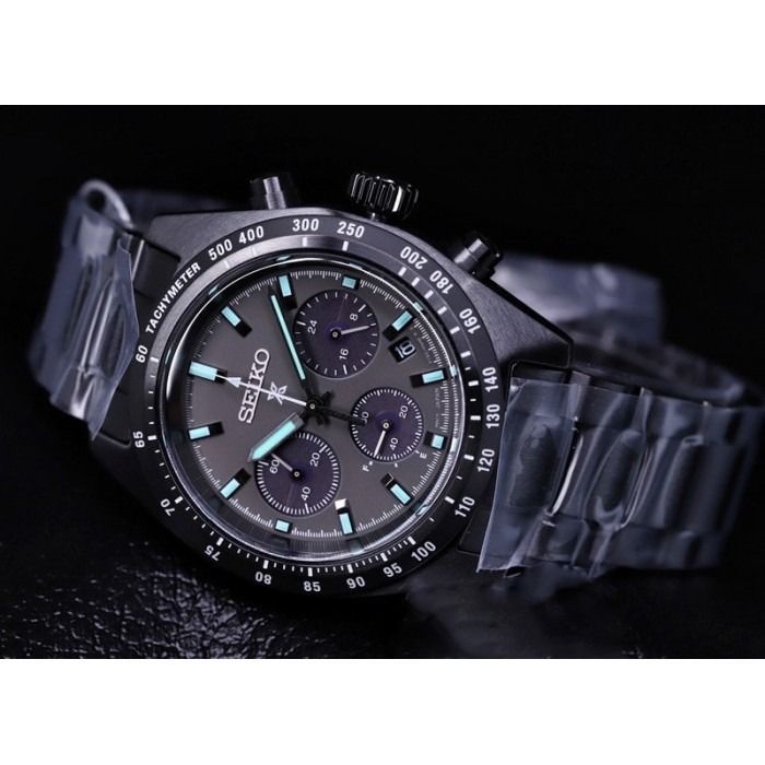 Seiko Prospex SSC917P1 Speedtimer The Black Series Solar Chronograph ...