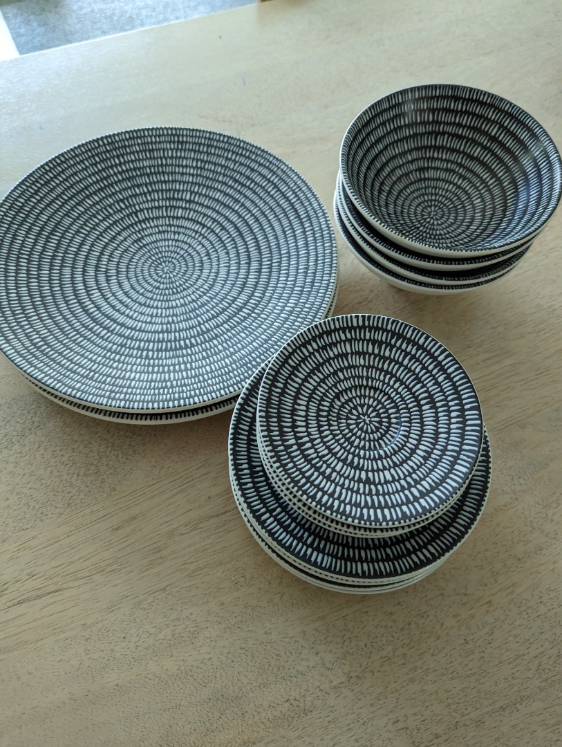 Set of Luzerne plates, Furniture & Home Living, Kitchenware & Tableware ...