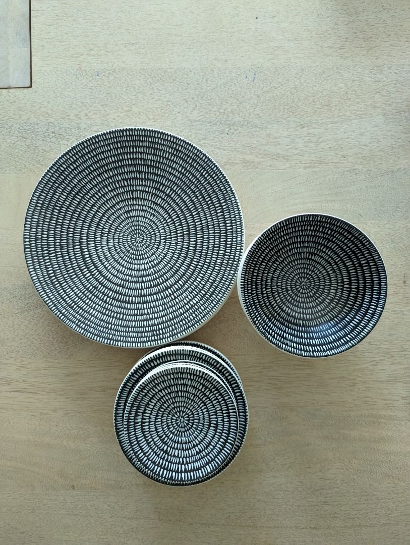 Set of Luzerne plates, Furniture & Home Living, Kitchenware & Tableware ...