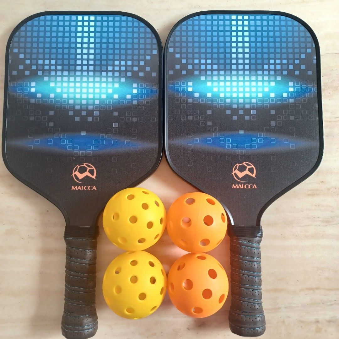 [SG Seller] Proffesional Carbon Fiber Lightweight Pickleball Paddles ...