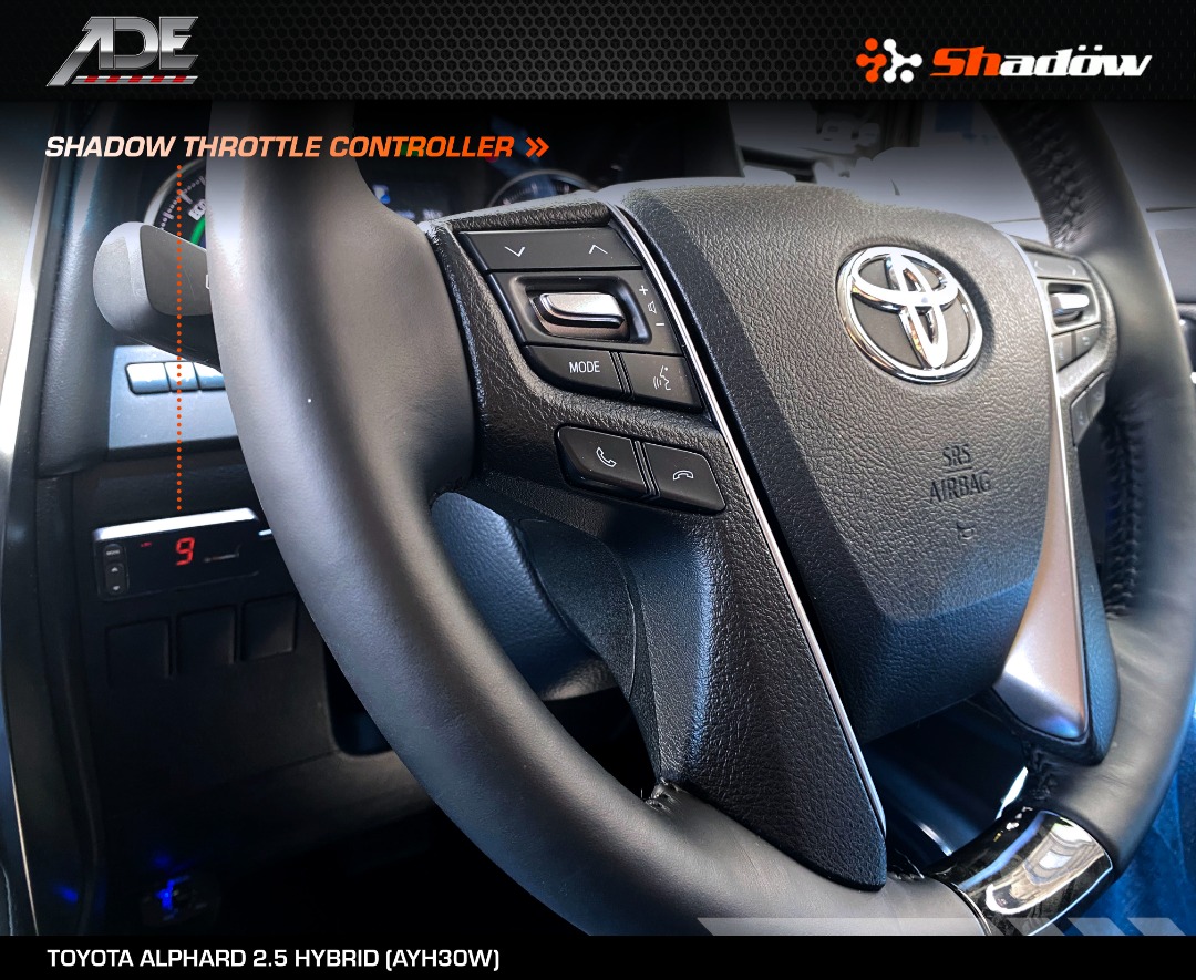 SHADOW THROTTLE CONTROLLER ON TOYOTA ALPHARD 2.5 HYBRID (AYH30W), Car ...