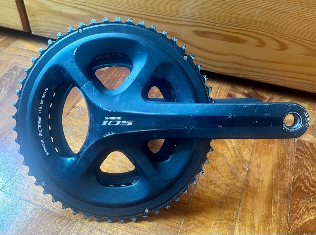 Shimano 105 crankset 5700, Sports Equipment, Bicycles & Parts, Parts & Accessories on Carousell