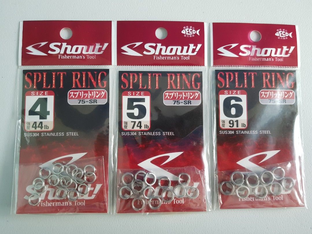 Shout Split Ring, Sports Equipment, Fishing on Carousell