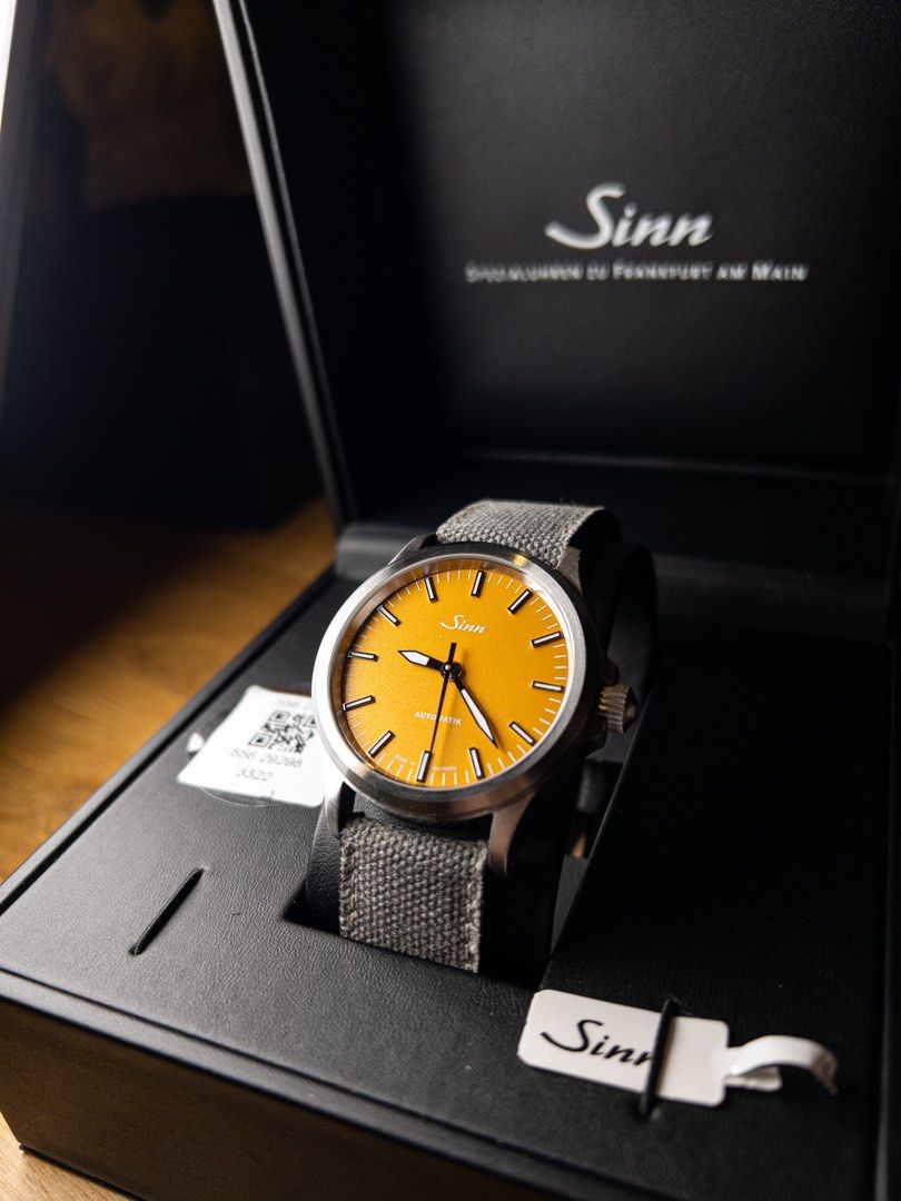 Special edition Sinn 556 citrine yellow limited, Luxury, Watches on ...
