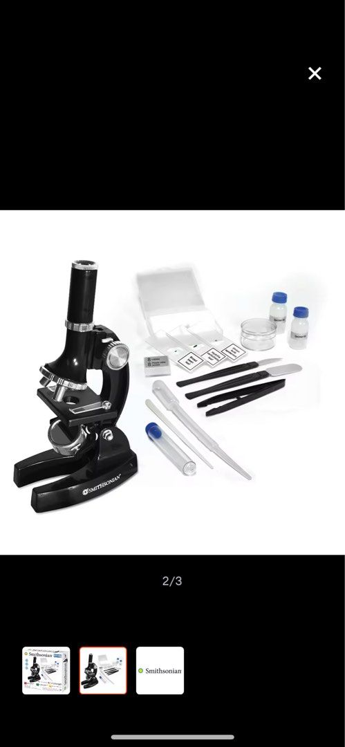 Smithsonian microscope, Hobbies & Toys, Toys & Games on Carousell