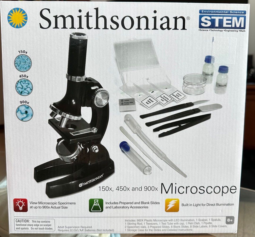 Smithsonian microscope, Hobbies & Toys, Toys & Games on Carousell