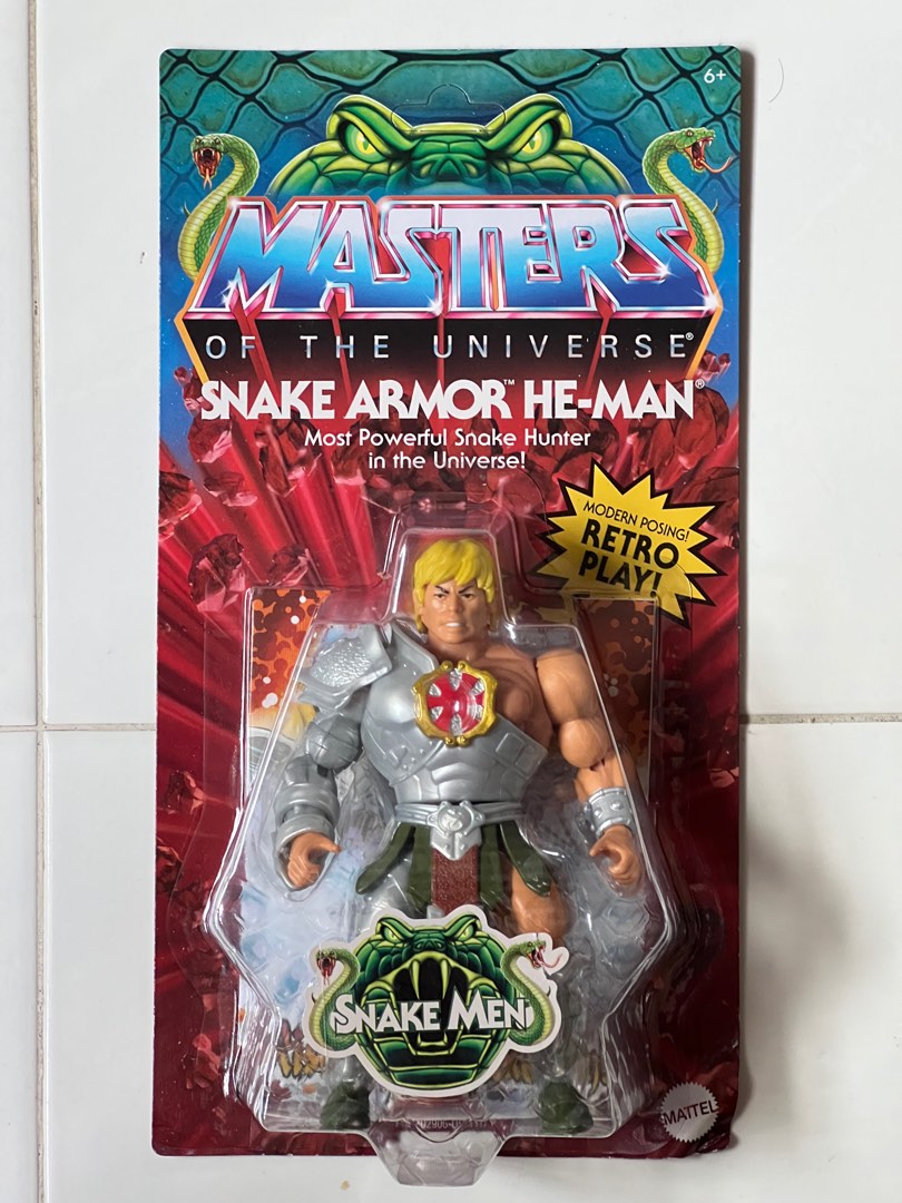 Snake Armor He-Man MOTU Origins Masters of the Universe, Hobbies & Toys ...