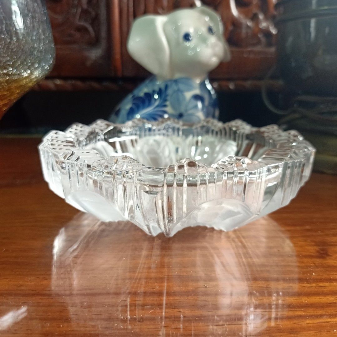 Soga Japan Crystal Ashtray, Furniture & Home Living, Home Improvement ...