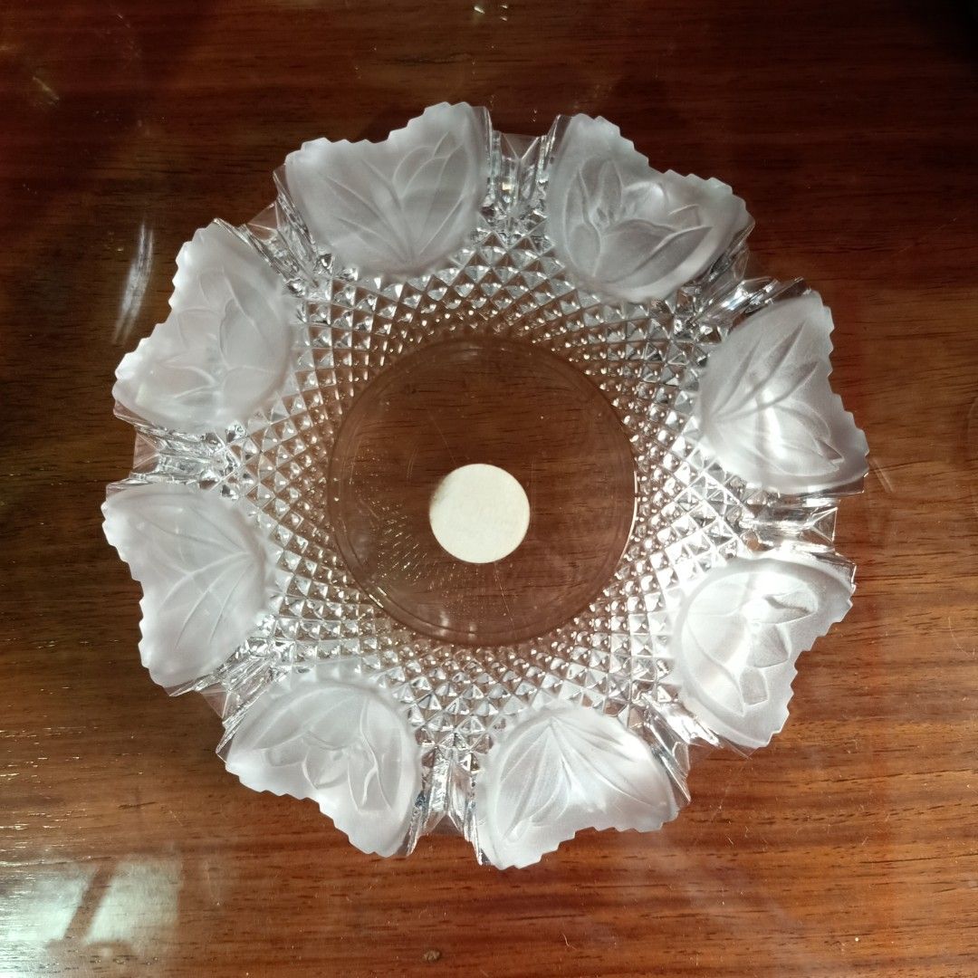 Soga Japan Crystal Ashtray, Furniture & Home Living, Home Improvement ...