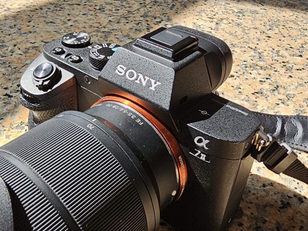 Sony Alpha 7ii full frame camera with lens, Photography, Cameras on ...