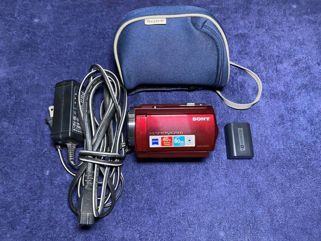 Sony DCR-SR68 HDD Handycam, Photography, Video Cameras on Carousell