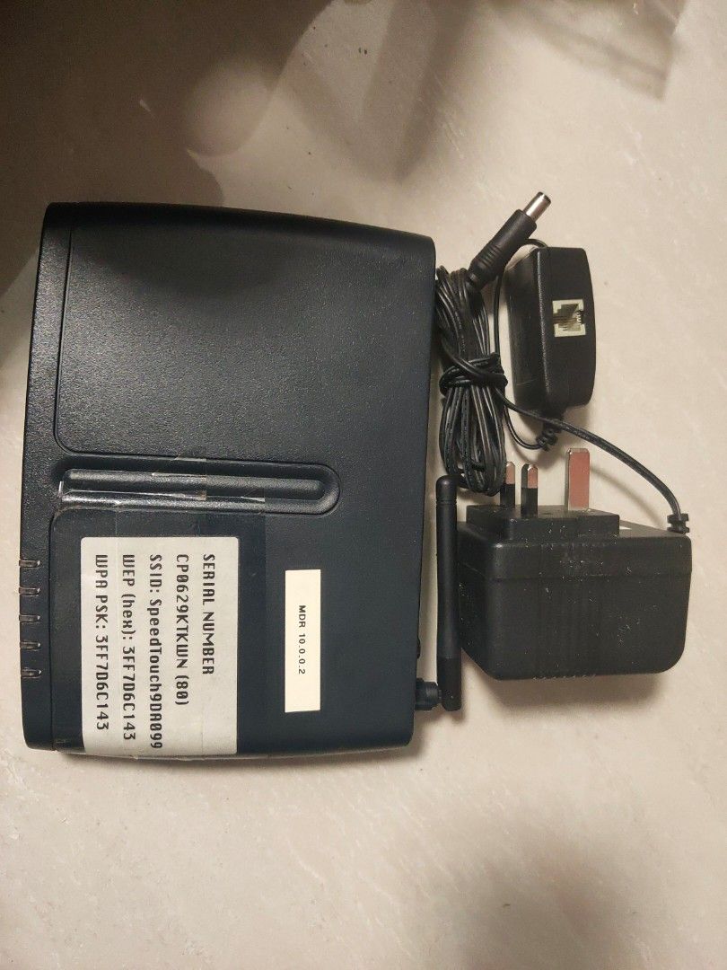 SpeedTouch 585 V6 router, Computers & Tech, Parts & Accessories, Other ...