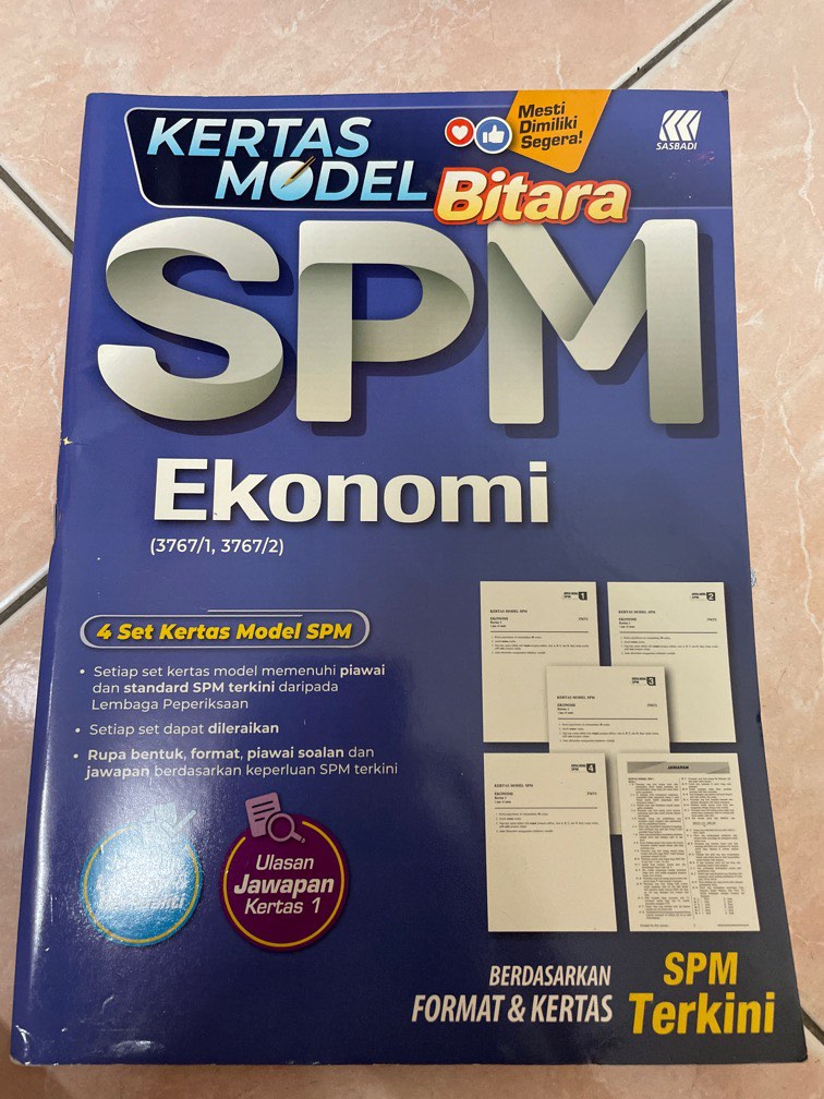Spm Ekonomi Hobbies Toys Books Magazines Assessment Books On