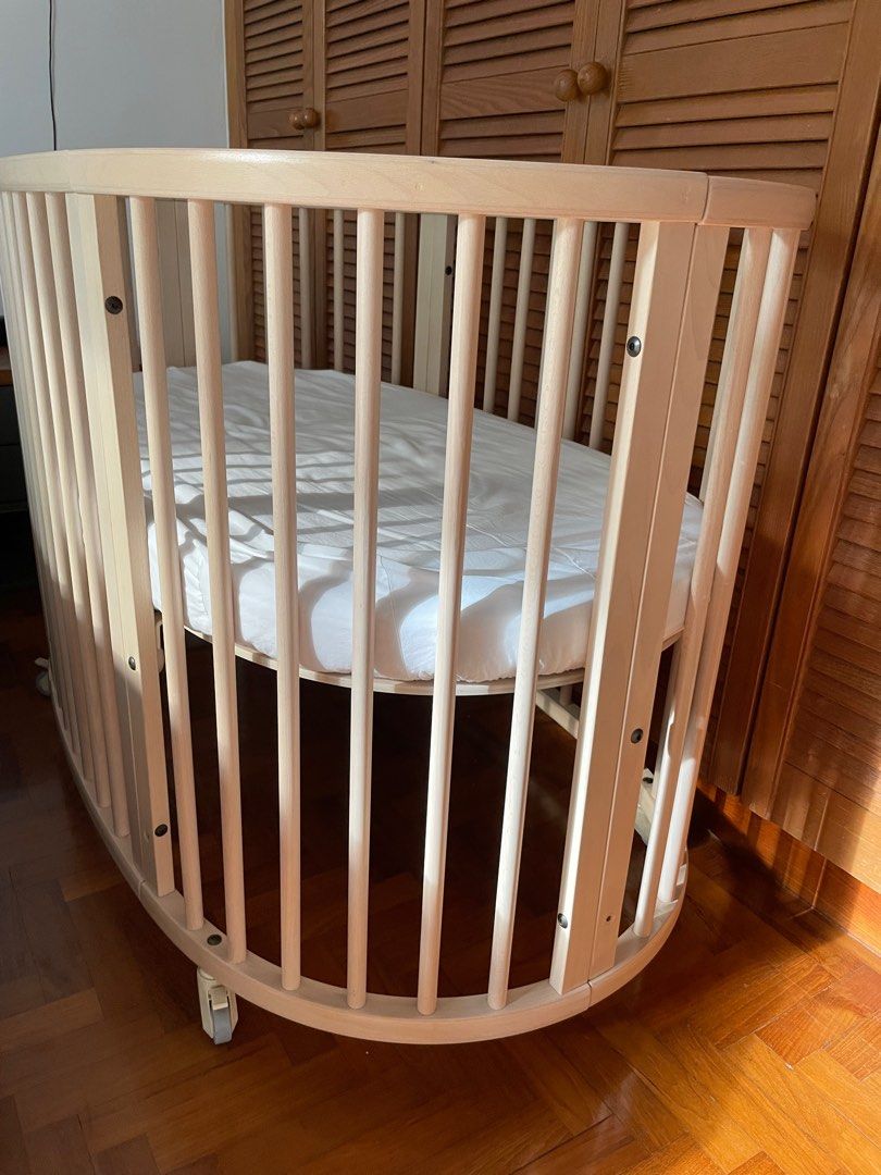 Stokke Sleepi Cot V2 Mini and Bed with accessories, Babies & Kids, Baby ...